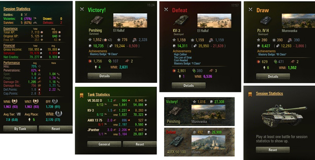 1.4.1.1 Session Statistics and Battle Result Messages by Tomonik ...