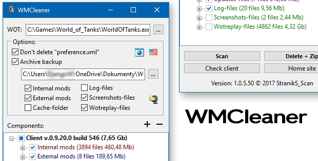 2.1.0.0 WMCleaner WoT Mod Cleaner By StranikS_Scan (ENG/RU) – WoT by ...